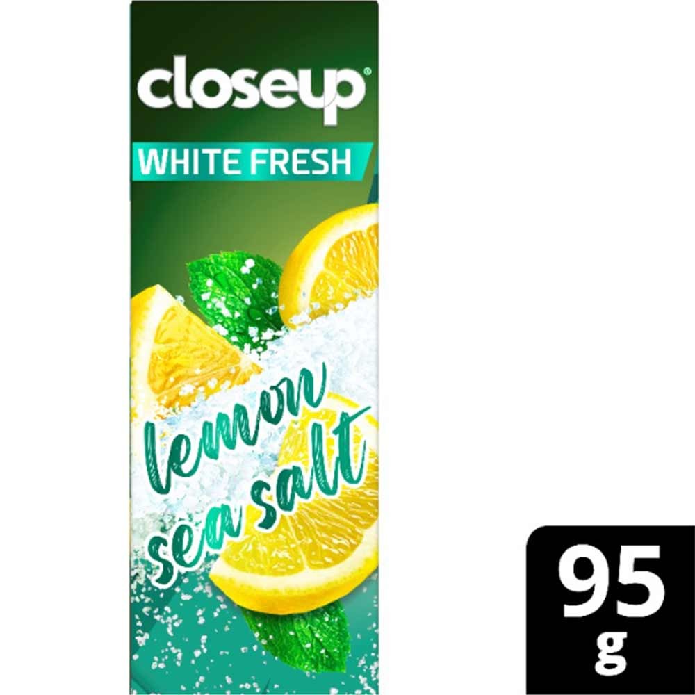 Jual CLOSE UP PASTA GIGI WHITE NAT.SMILE/ LEMON SEA SALT 100/95g ...