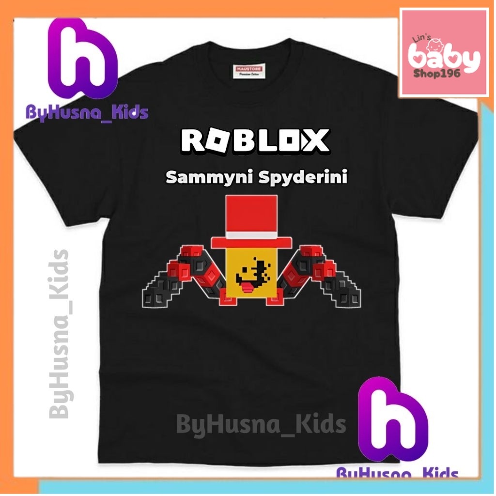 Jual Baju Anak Lucu BAJU ANAK KAOS ANAK ROBLOX SpyderSammy Spyder Sammy ...
