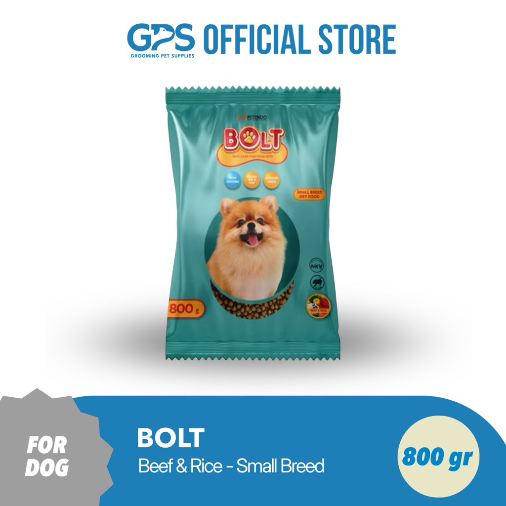 Jual BOLT DOG BEEF SMALL BREED 800gr JAKPUS | Shopee Indonesia