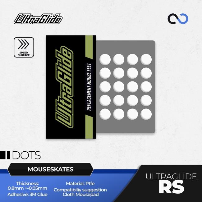 Jual Meow Gaming Gear UltraGlide RS Dots Universal Mouse Feet / Mouse ...