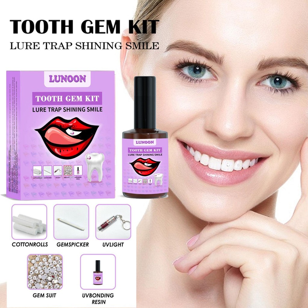 Jual DIY Tooth Gem Kit Super Viscose Water Diamond Crystal Jewelry ...