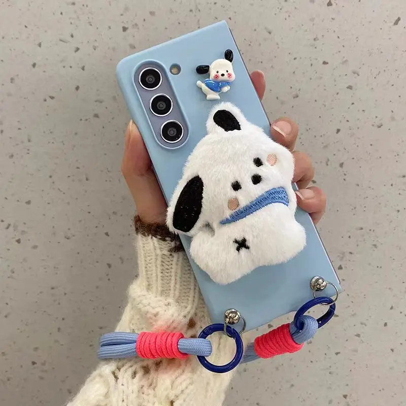 Jual 2 Luxury Fashion Furry 3D Cute Cartoon Plush Pacha Dog Stand ...