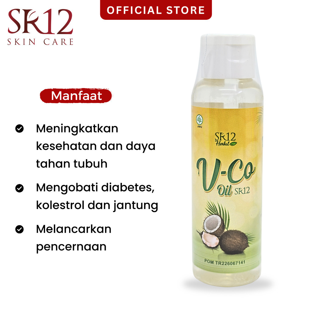 Jual SR12 VCO Oil 60ml Virgin Coconut Oil 100% Alami Minyak Kelapa ...