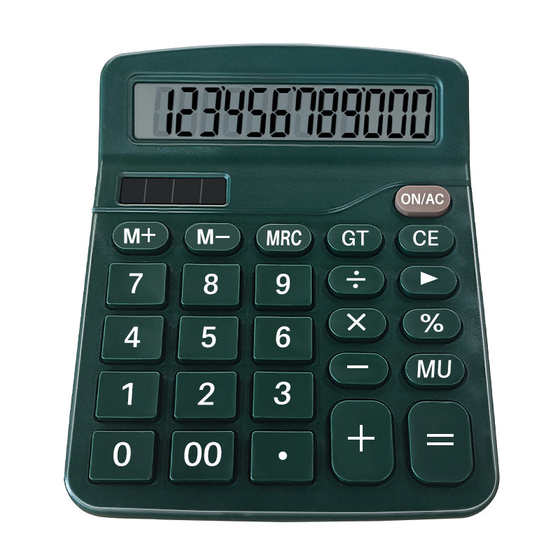 Jual 12 Digits Electronic Calculator Solar Calculator Dual Power Supply ...