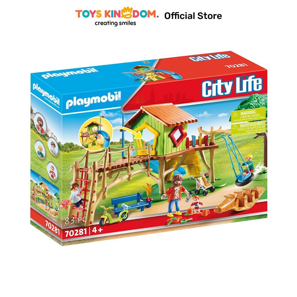 Jual Toys Kingdom Playmobil Set City Life Adventure Playground 70281 ...