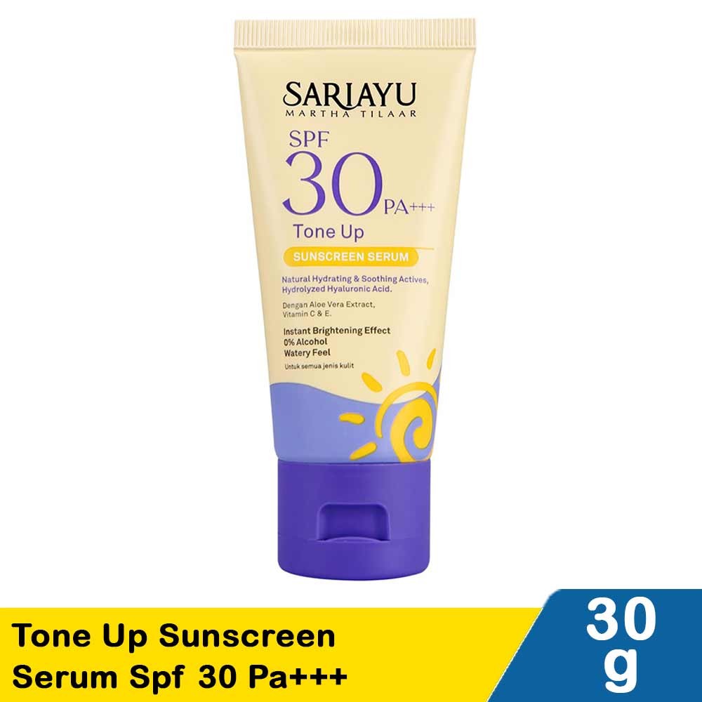 Jual SARI AYU TONE UP SUNSCREEN SERUM SPF 30 PA 30g | Shopee Indonesia