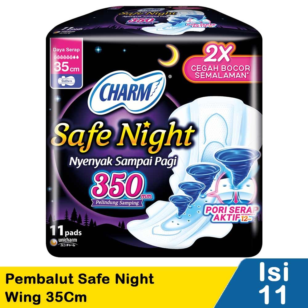 Jual CHARM PEMBALUT SAFE NIGHT 12'S WING 35cm | Shopee Indonesia
