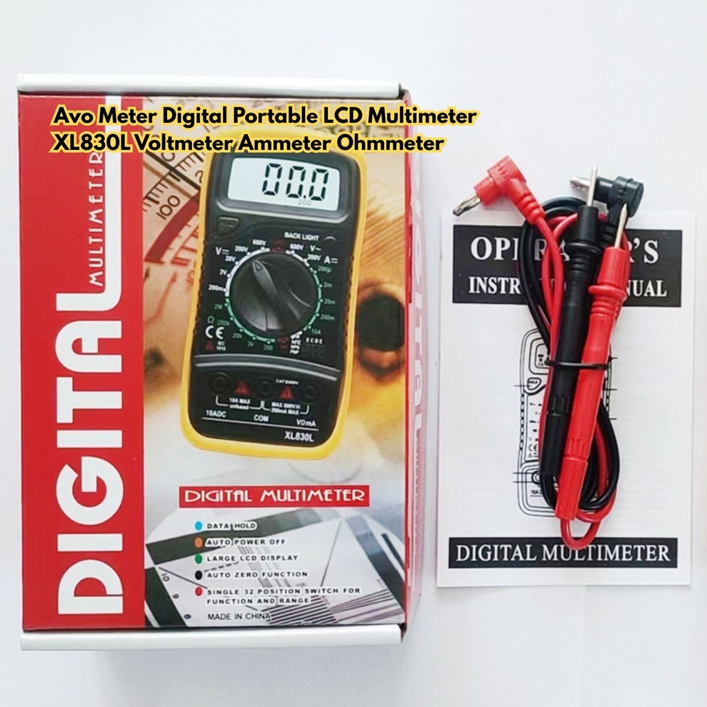 Jual Avo Meter Digital BR230 Precision Multimeter Ohmmeter Arus ...