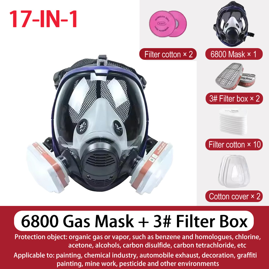Jual Anti-Fog 6800 emical Mask Gas Mask Dustproof Respirator Paint ...