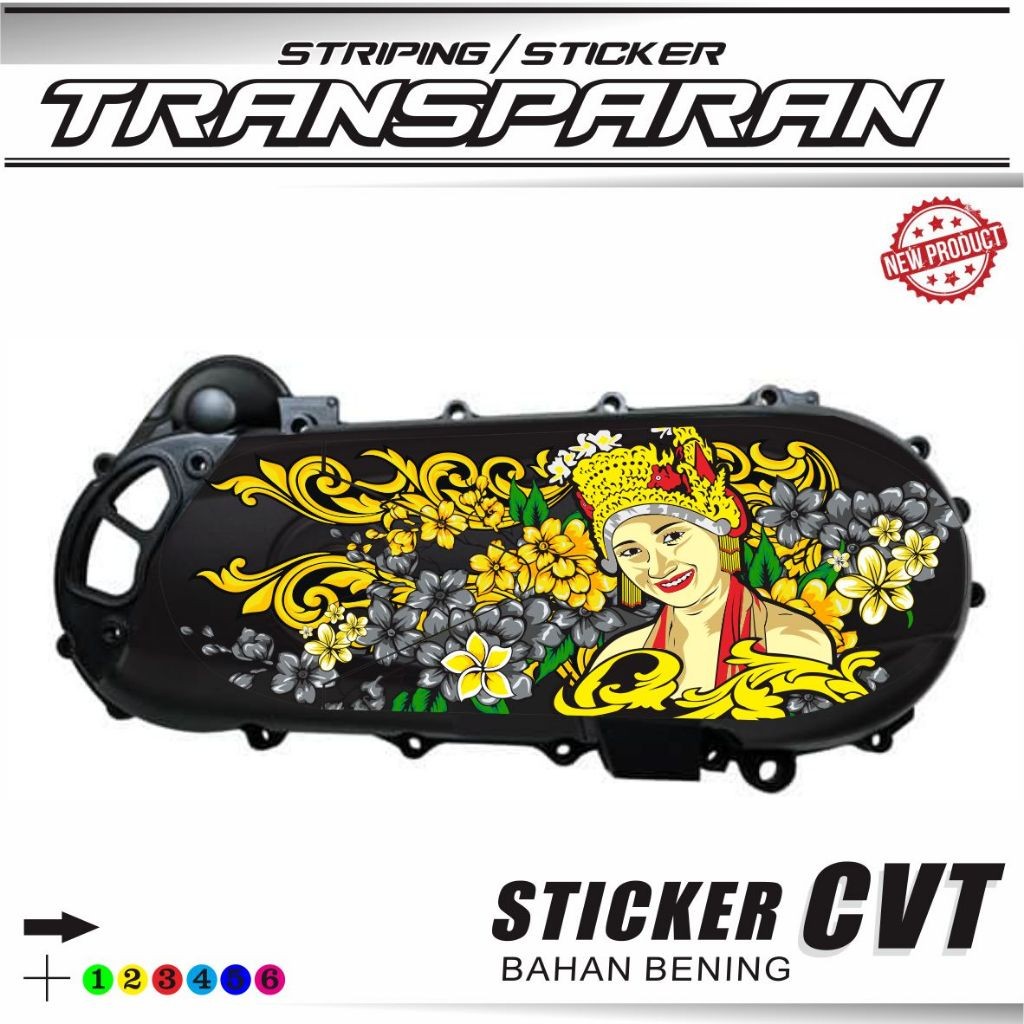 Jual transfaran CVT STRIPING TRANSFARAN / STIKER TRANSPARAN NEW ...