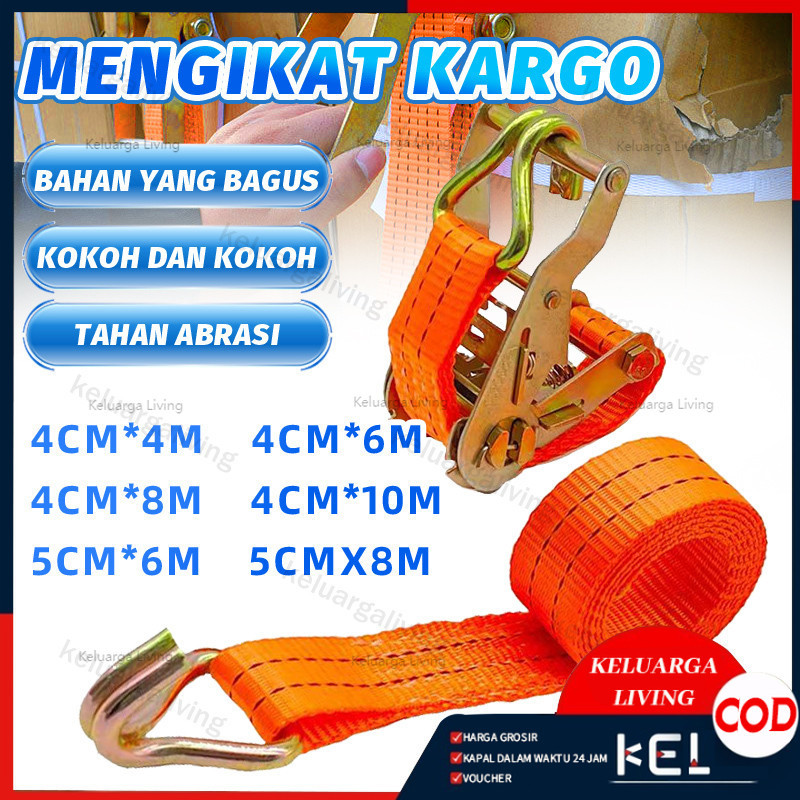 Jual 10 Ton Tali Kecepatan Ratchet Tie Down 4 cm x 6M/8M/10M 5CMx 6M/8M ...
