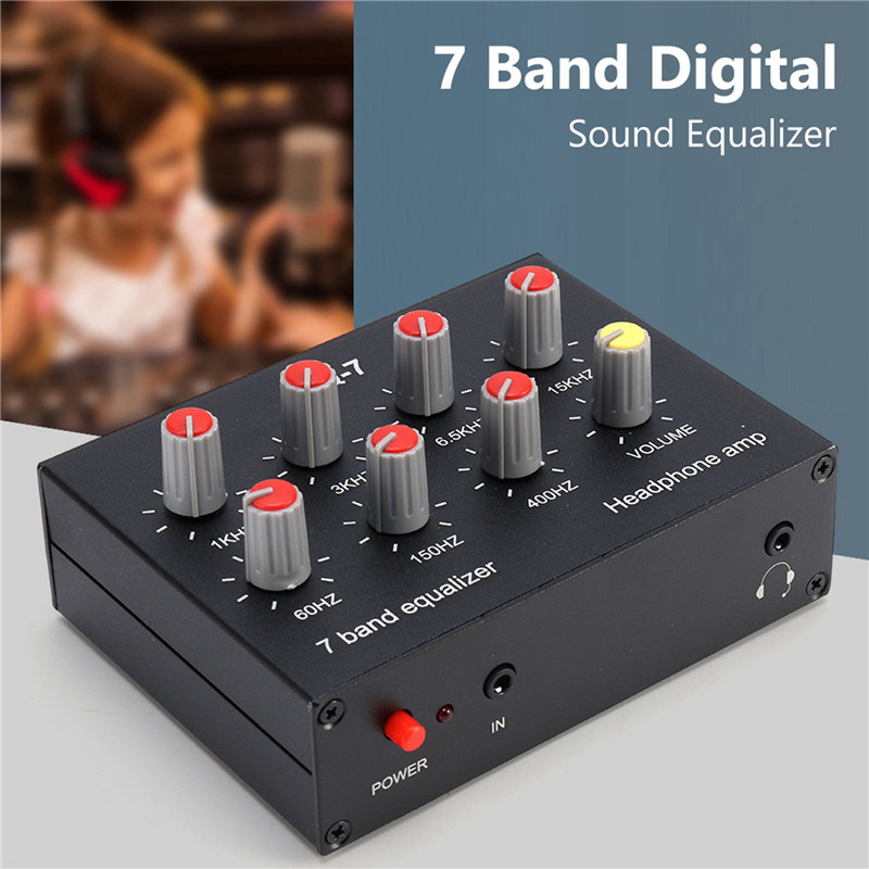 Jual B63B-3X EQ-7 Car Audio Headset Verstärker 7-Band EQ Equalizer 2 ...