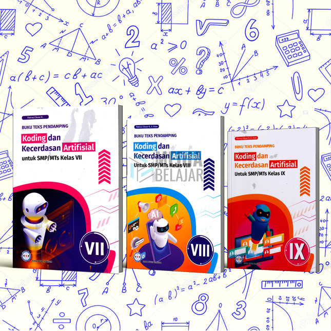 Jual BUKU PAKET KODING DAN KECERDASAN ARTIFISIAL SMP/MTS TERBARU UNTUK KELAS 7,8,9 PENERBIT ...