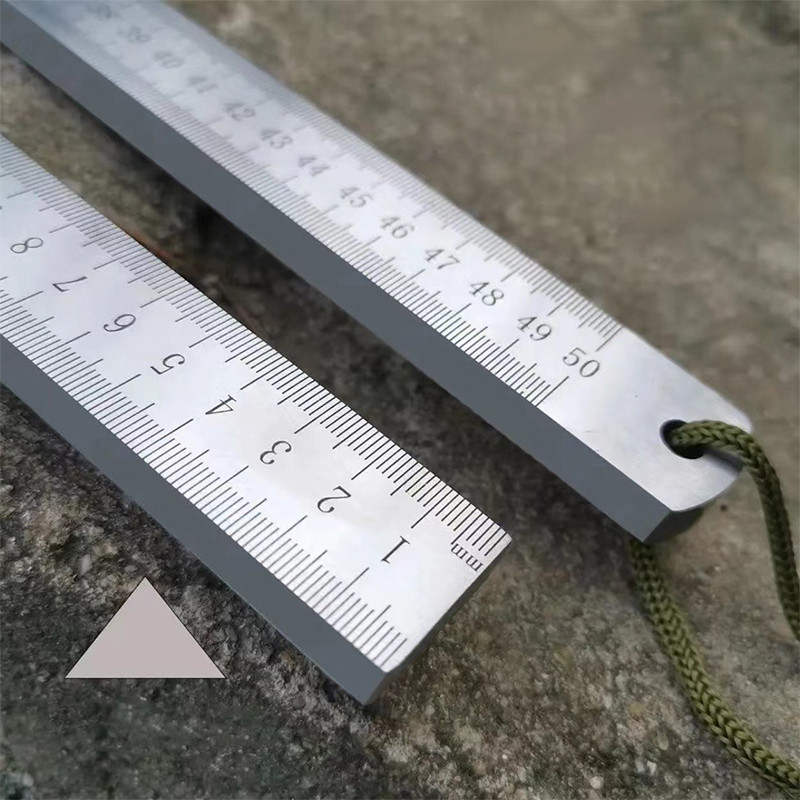 Jual Stainless Steel Heavy Duty Ruler Multifunctional Hard And Thicken ...