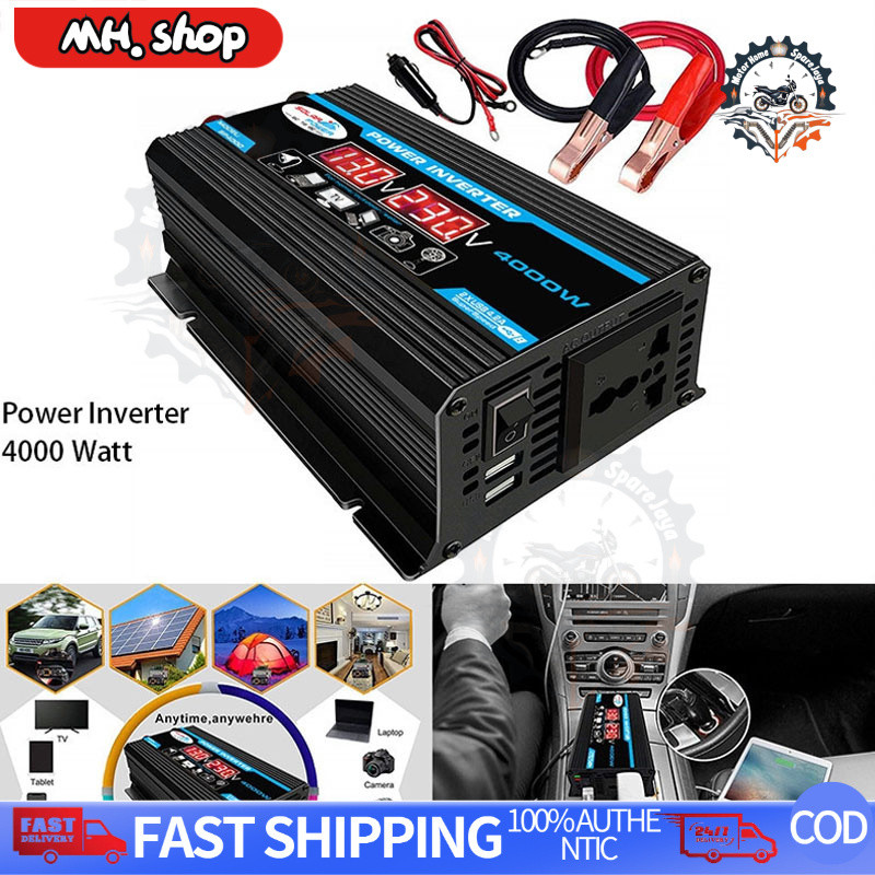 Jual [ready stock] Power Inverter 4000 Watt / Inverter 4000W / Mobil ...