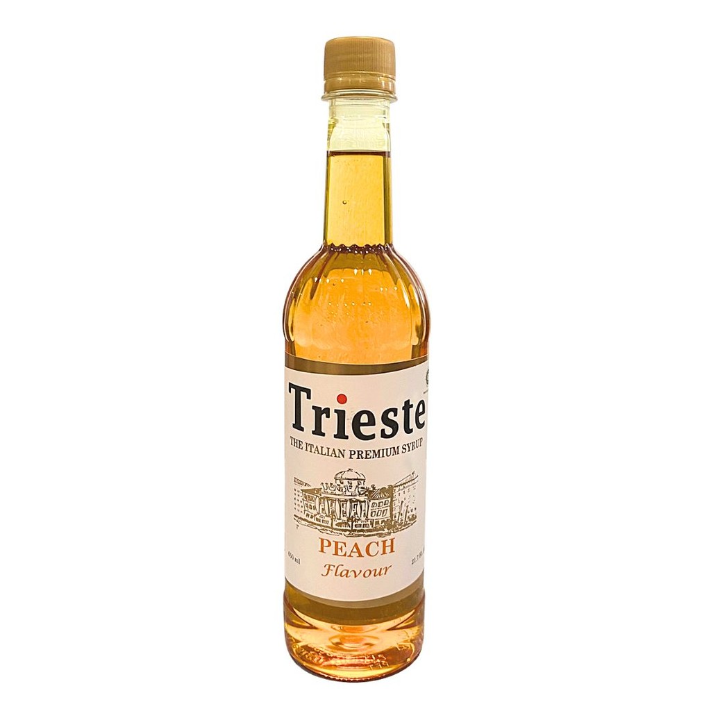 Jual Trieste Peach Syrup 650ml sirup rasa buah persik | Shopee Indonesia