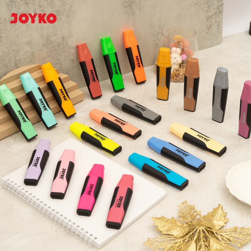Jual JOYKO Highlighter Stabilo Penanda Berwarna Joyko | 1-11Warna ...