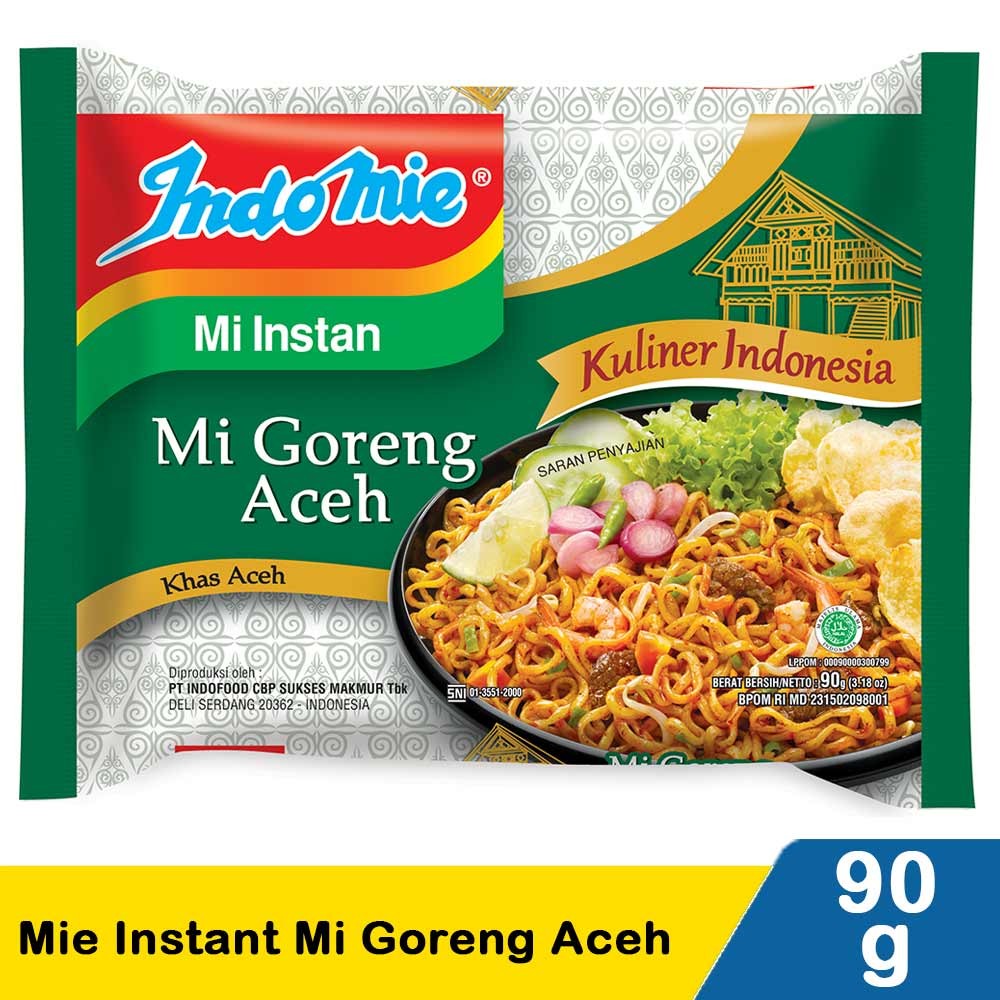 Jual INDOMIE MIE GORENG ACEH 90g | Shopee Indonesia