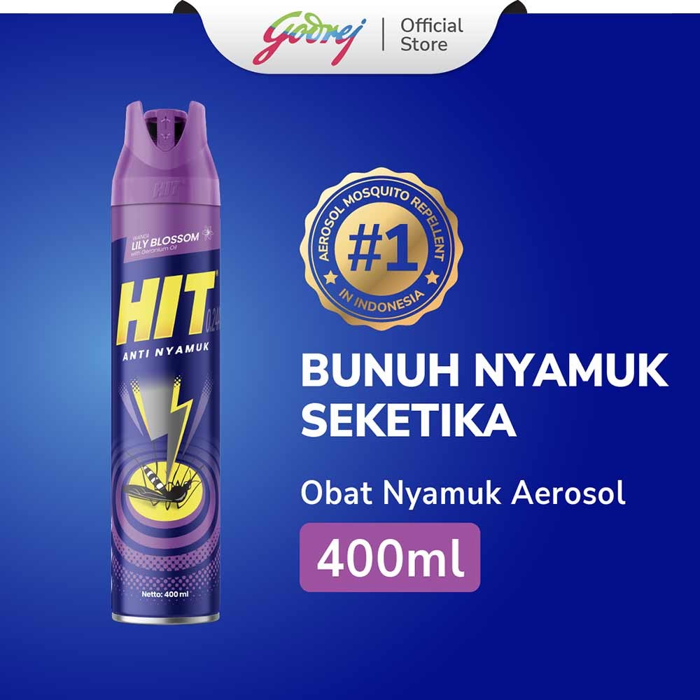 Jual HIT INSEKTISIDA SPRAY LILY BLOSSOM 400mL | Shopee Indonesia