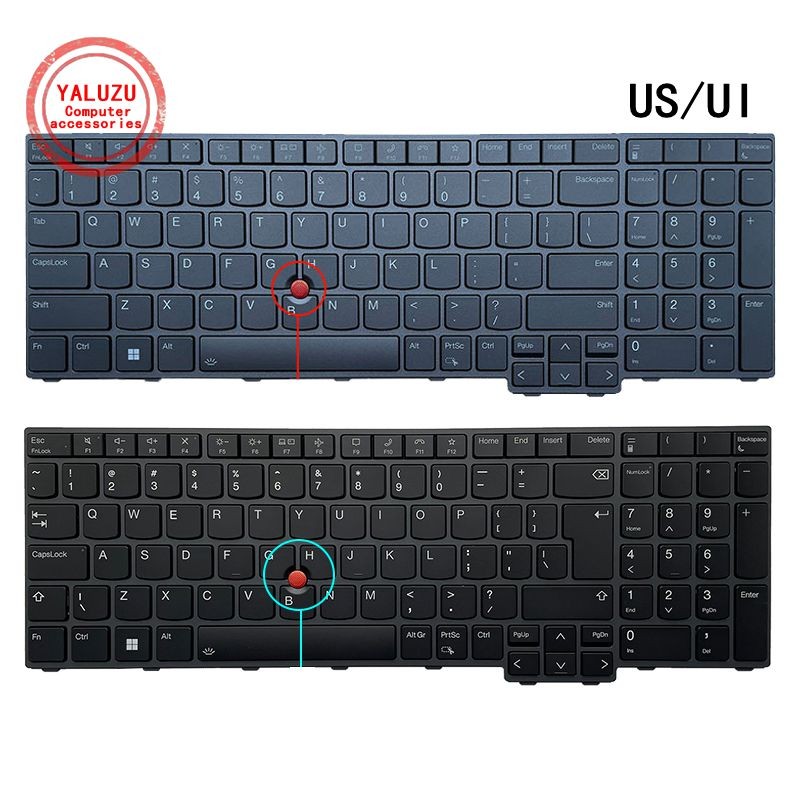Jual US/UI NEW Laptop Keyboard For Lenovo Thinkpad T16 Gen1 T16 Gen2 ...