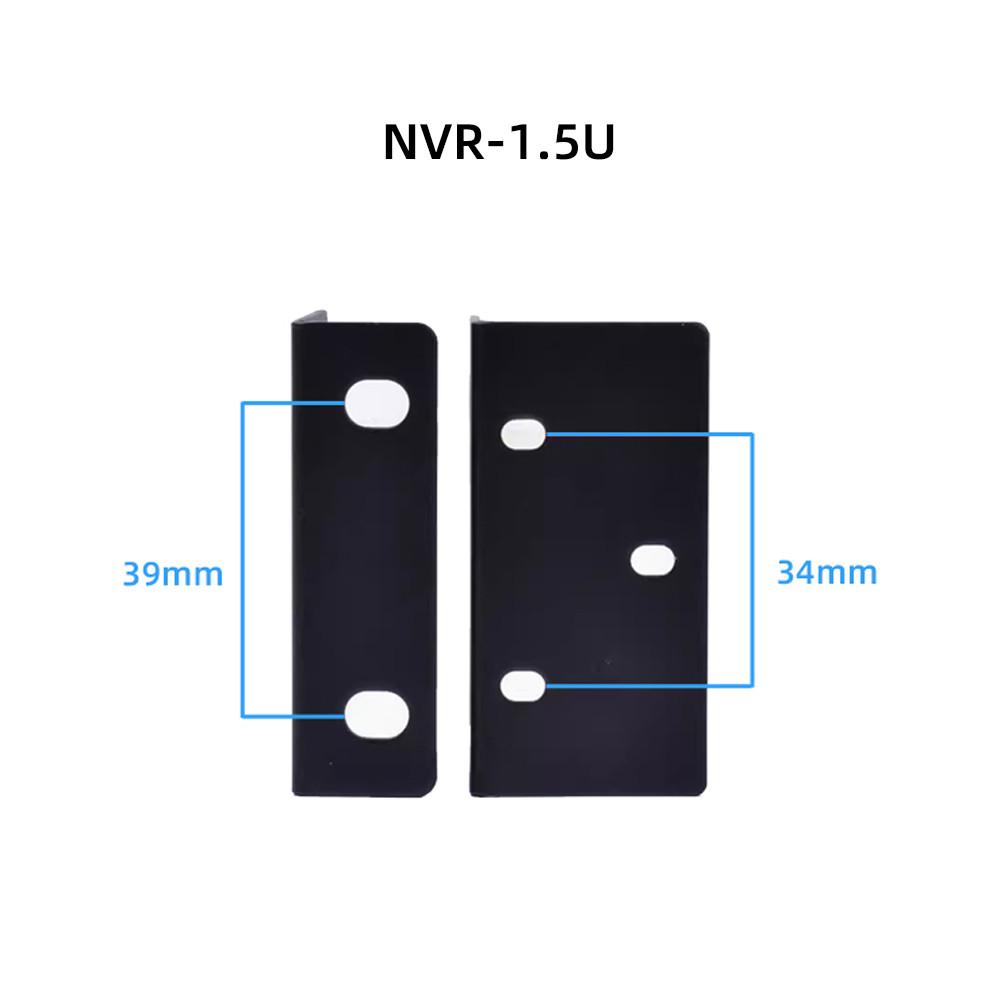 Jual 1U/1.5U/2U Mount Ears Fixing Bolt Bracket DVR NVR Rack Mouting ...