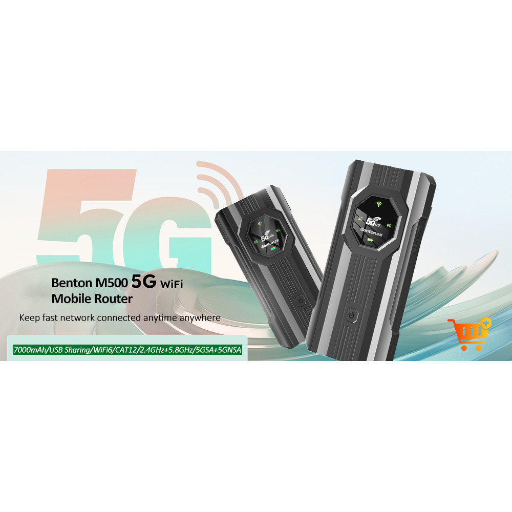 Jual Benton Unlocked 5G SIM Router Portable WiFi AX1200Mbps Dual Band ...