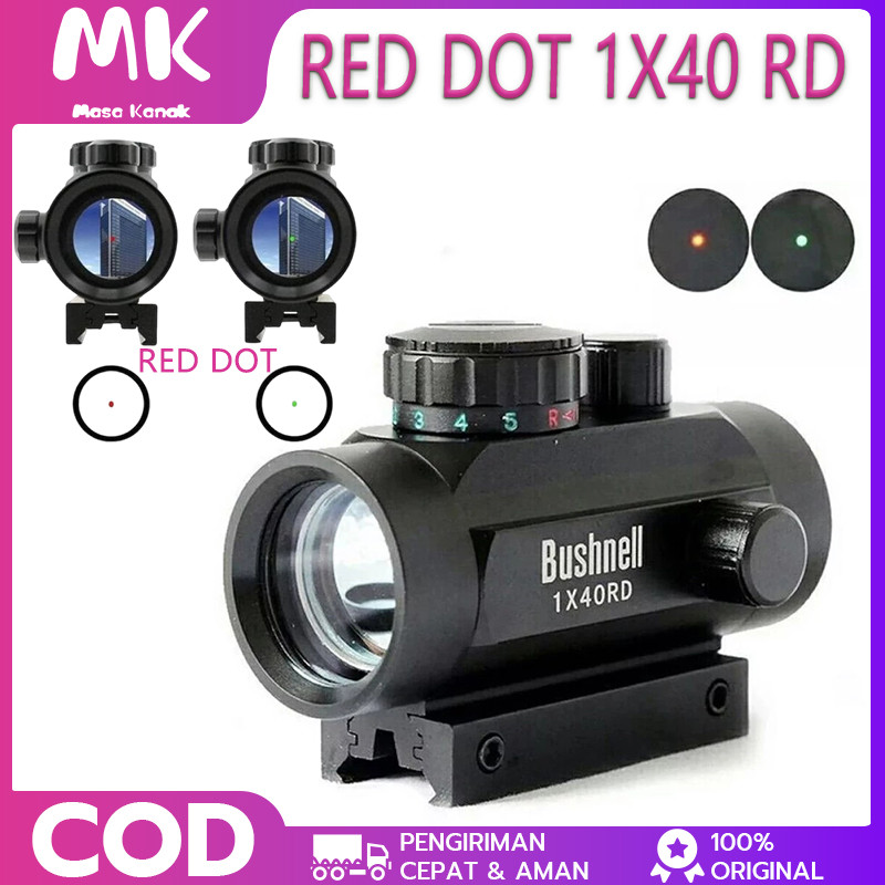 Jual 【COD】Teleskop Bushnell Red Dot 1X40 / Teleskop Premium RET DOT ...