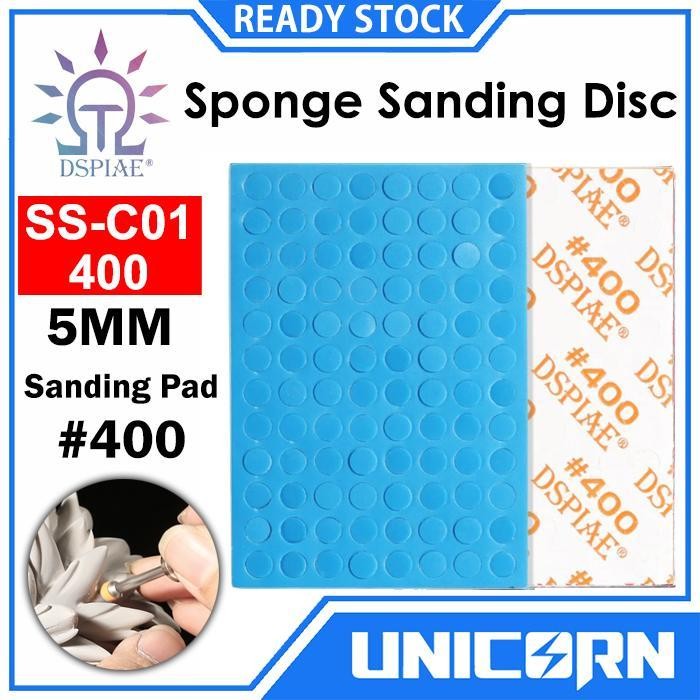 Jual DSPIAE Sponge Sanding Pad 5mm #400 Self adhesive sponge sanding ...