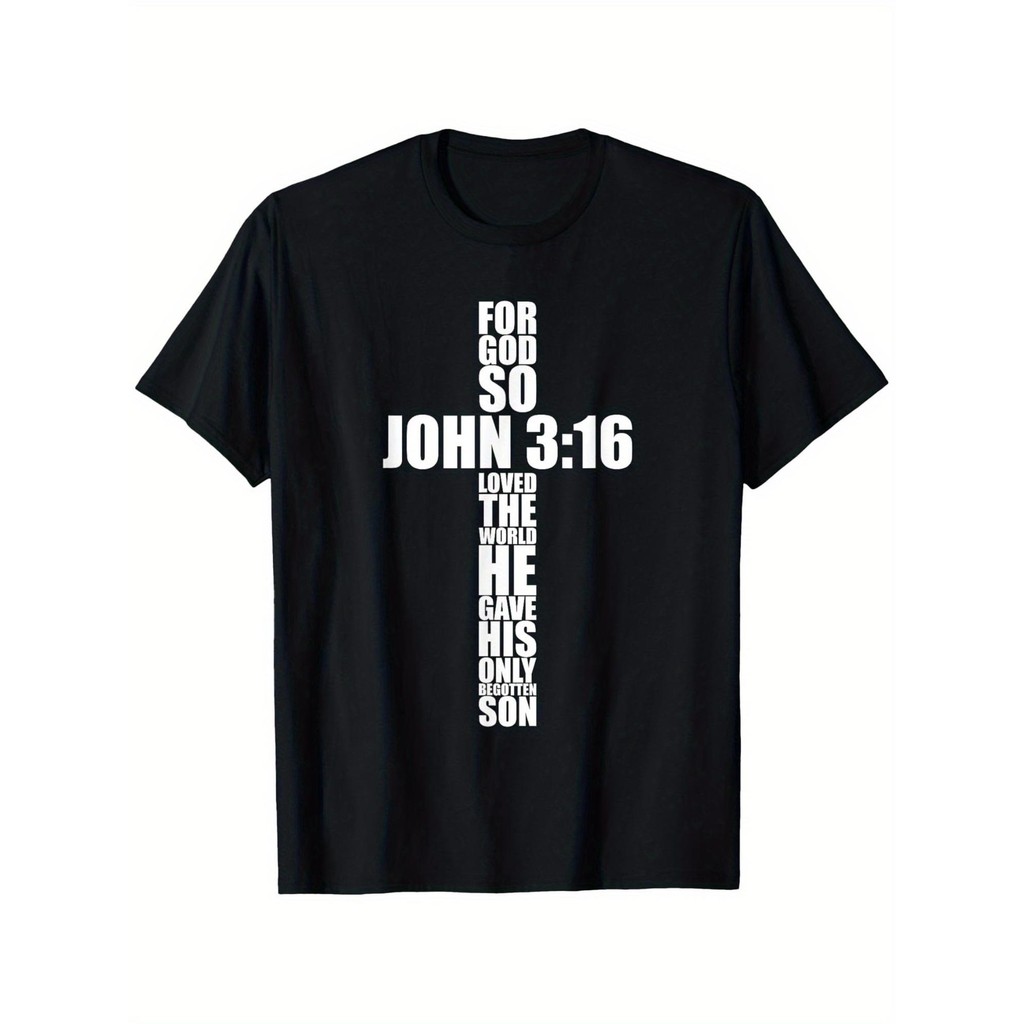Jual Kaos "Karena Begitu Besar Kasih Allah Akan Dunia Ini" Yohanes 3:16 ...