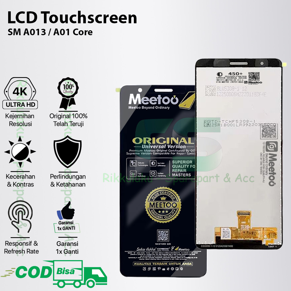 Jual LCD Touchscreen Samsung A01 Core Original 100% Fullset | Shopee ...