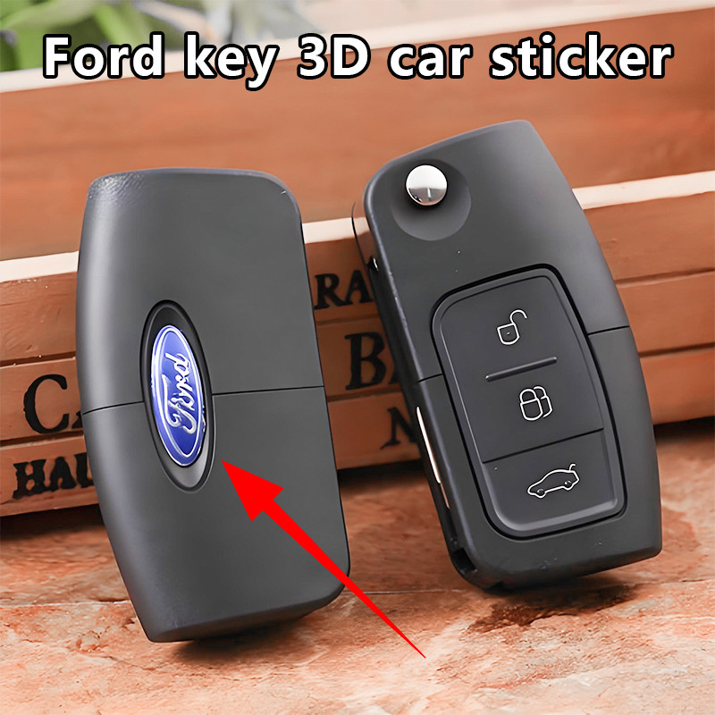 Jual 21MM Ford Logo Car Remote Key Exquisite Emblem Sticker For Ford ...