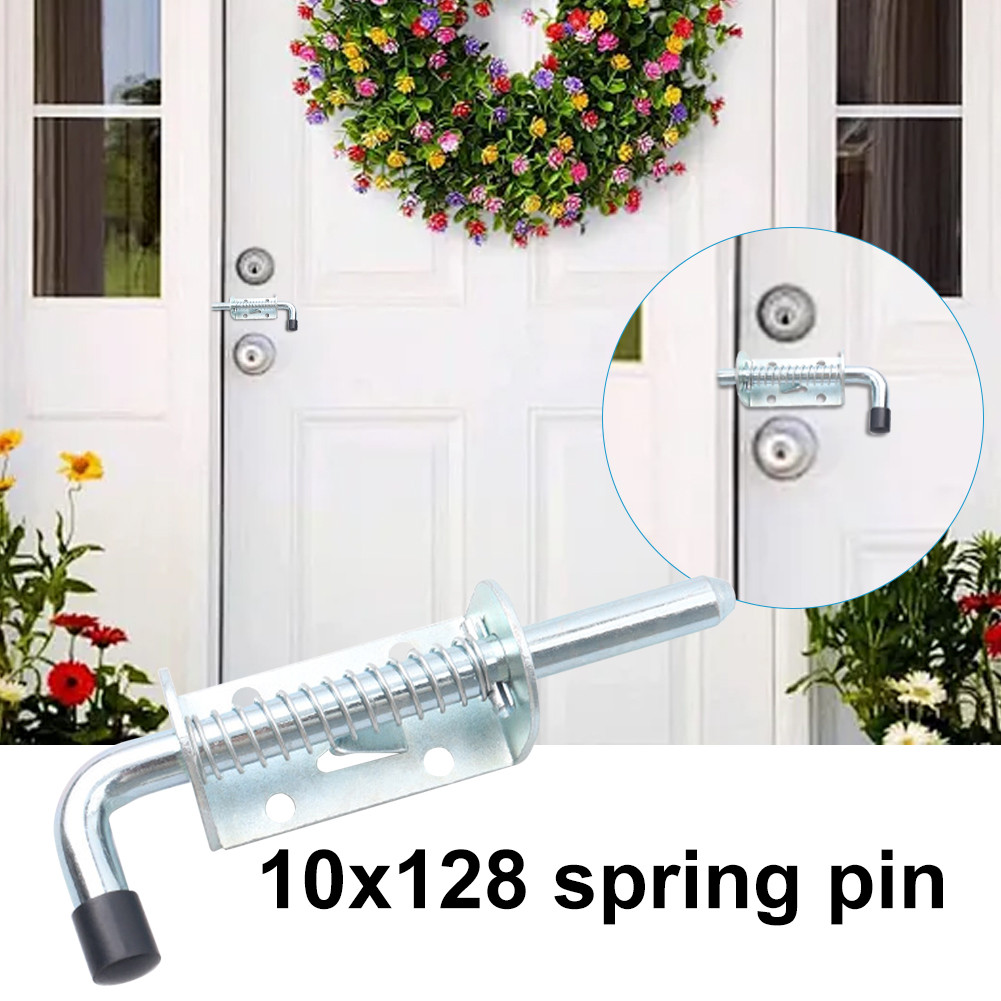 Jual COD Stainless Steel 12cm Spring Loaded Pin Hinges Bolt Lock ...
