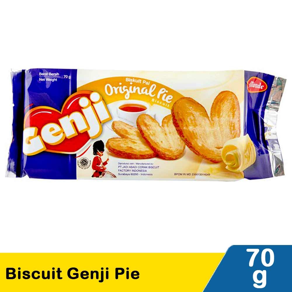 Jual MONDE BISCUIT GENJI PIE 70g | Shopee Indonesia