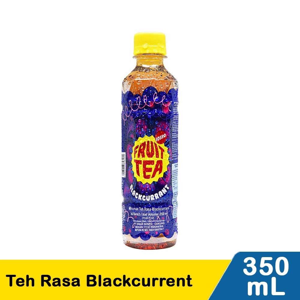 Jual SOSRO FRUIT TEA BLACKCURRANT 350mL | Shopee Indonesia