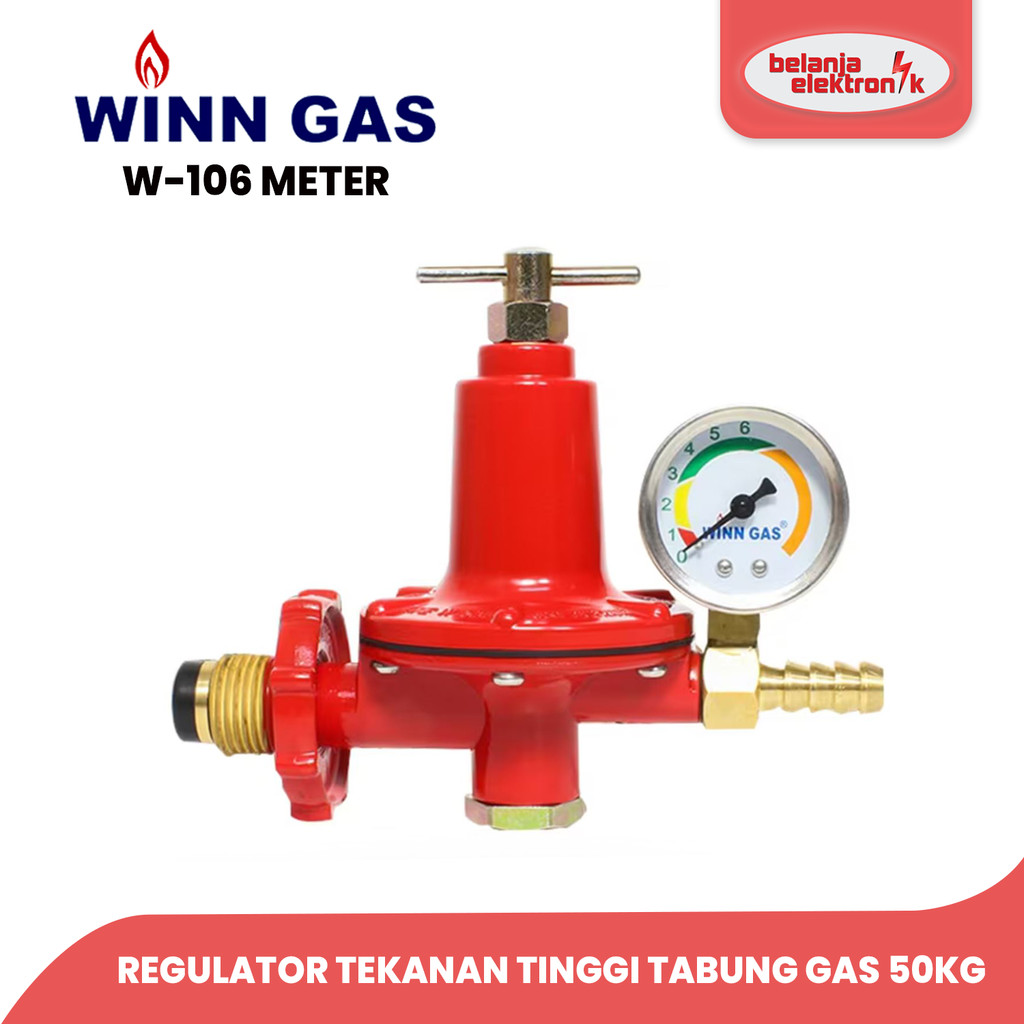 Jual WINN GAS W-106 M REGULATOR GAS METER TEKANAN TINGGI HIGH PRESSURE ...