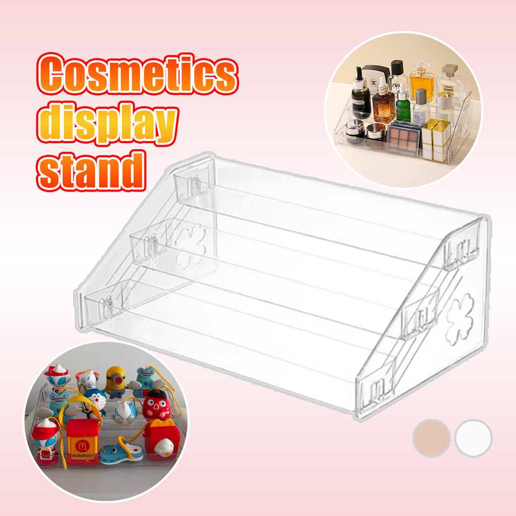 Jual 3 tingkat Rak Akrilik Display Tangga, rak susun kosmetik mainan ...