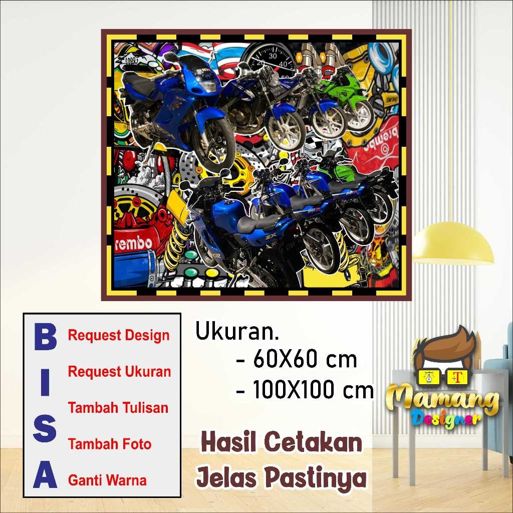 Jual Backdrop Cetak Spanduk Banner Gambar Vector Sparepart Motor Keren ...