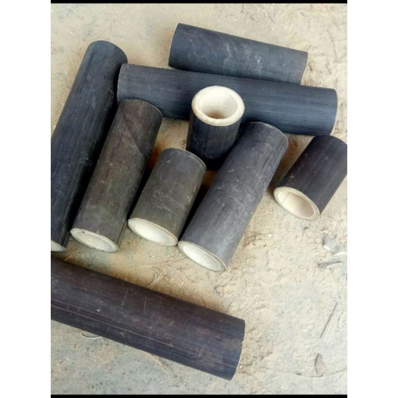 Jual Baru Bambu hitam - Bambu wulung- potongan tanpa ruas COD | Shopee ...