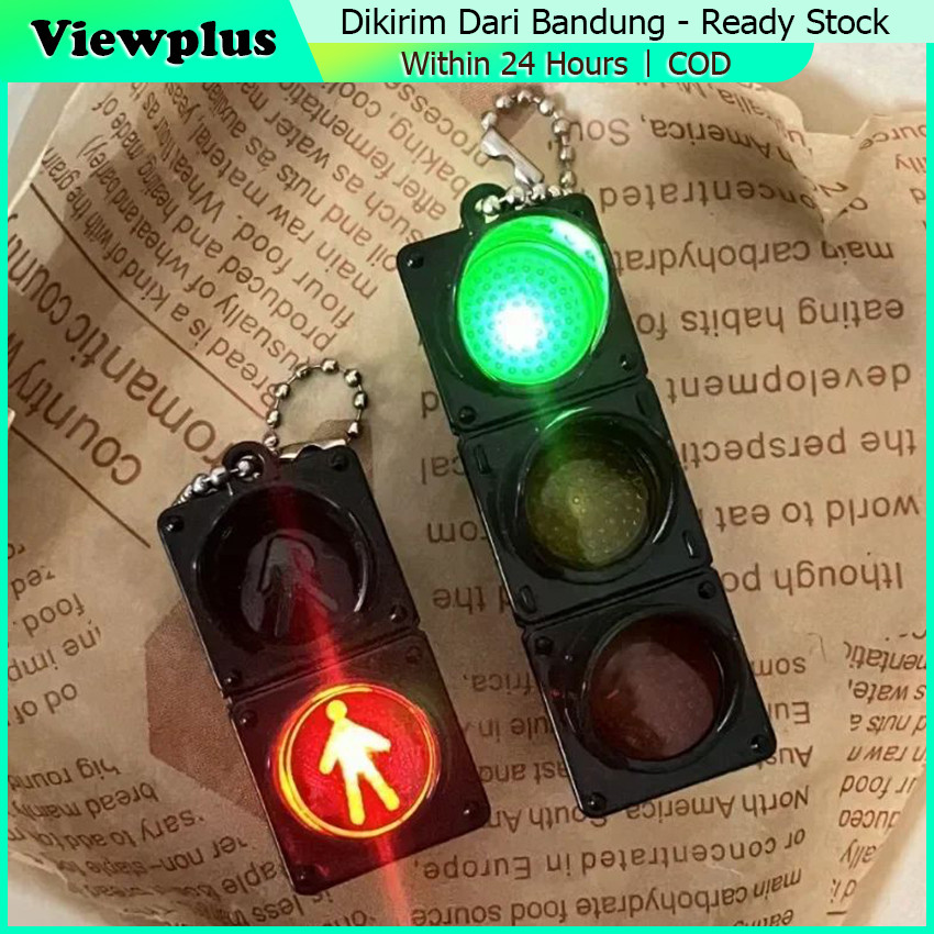Jual Gantungan Kunci LED Lampu Lalu Lintas Bisa Nyala Mainan Traffic ...