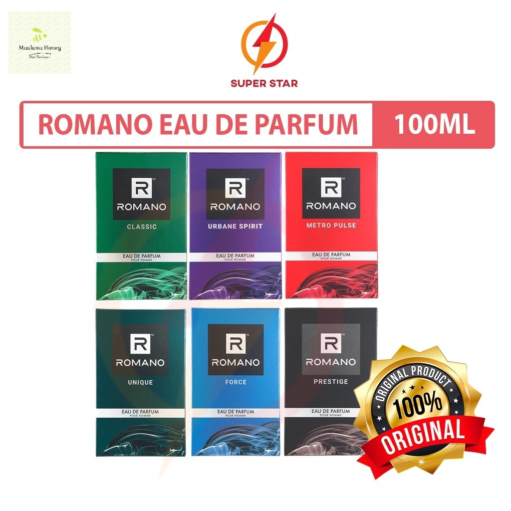 Jual Romano Eau De Parfum (EDP) Perfume 100ml (Prestige/Metro Pulse ...
