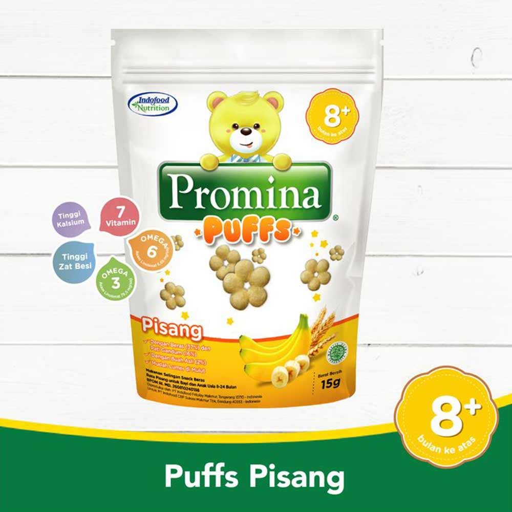 Jual PROMINA SNACK RICE PUFFS BANANA 15g | Shopee Indonesia