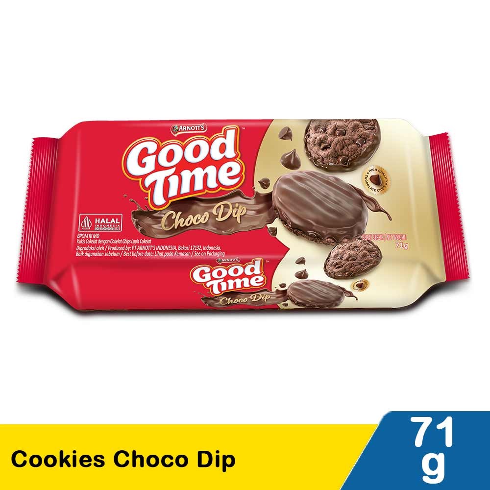 Jual GOOD TIME COOKIES CHOCO DIP 71g | Shopee Indonesia
