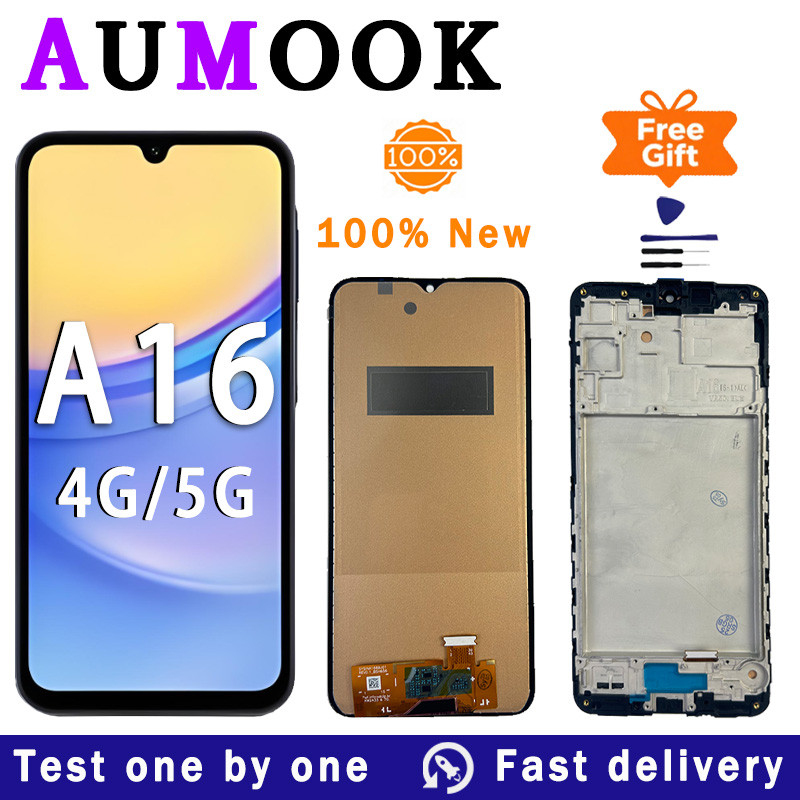 Jual AMOLED Display For Samsung Galaxy A16 4G A165F LCD Display Touch ...