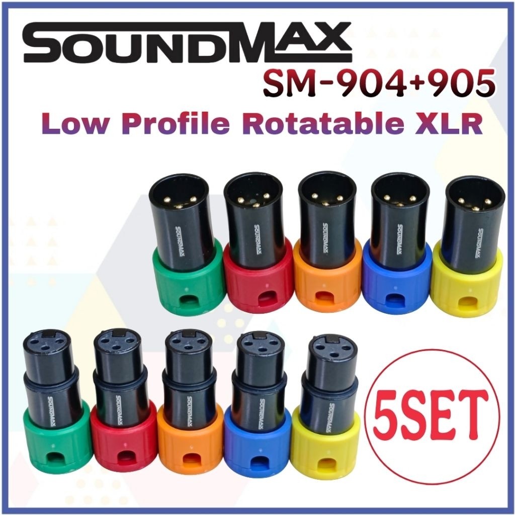 Jual Jack XLR - Jek Canon - Jek Mix Soundmax Low Profile Rotatable XLR ...