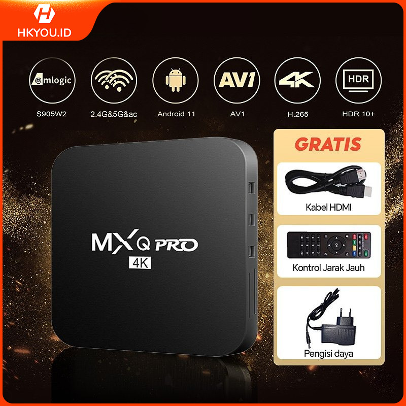 Jual 【COD】4K HD Android TV Box 4K HD Smart Set Top Box 2.4GHz 5G Dual ...