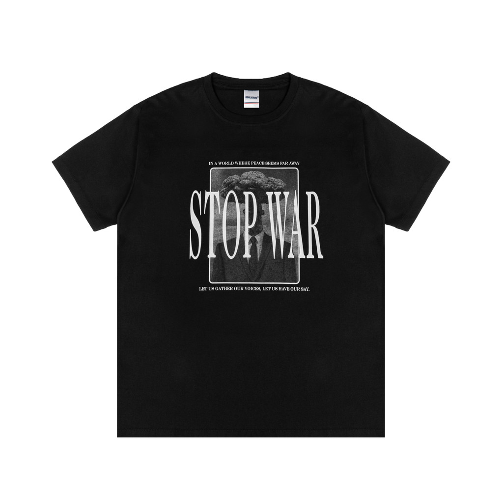 Jual HOOLIGANS XTRT T-Shirt Stop War Black | Shopee Indonesia