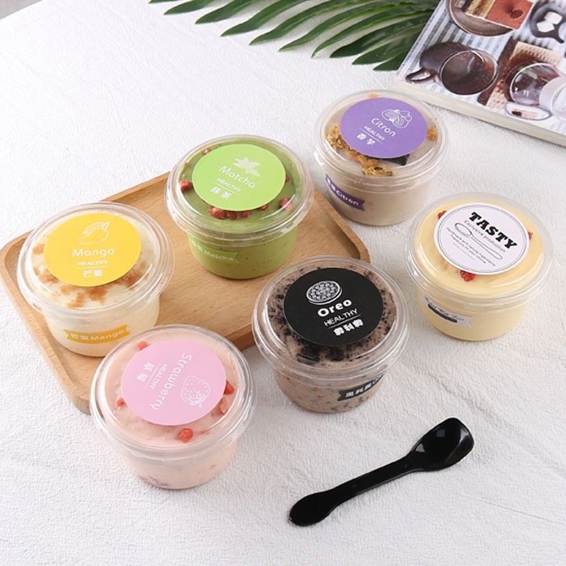 Jual 10 pcs Mika Cup Premium / Mika Pudding isi 10 Pieces / Box Puding ...