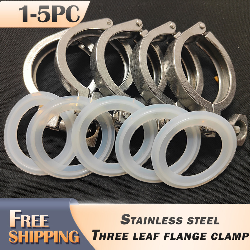 Jual 1"- 4" Inch Sanitary Stainless Steel Tri Ferrule Clamps Clover SS ...