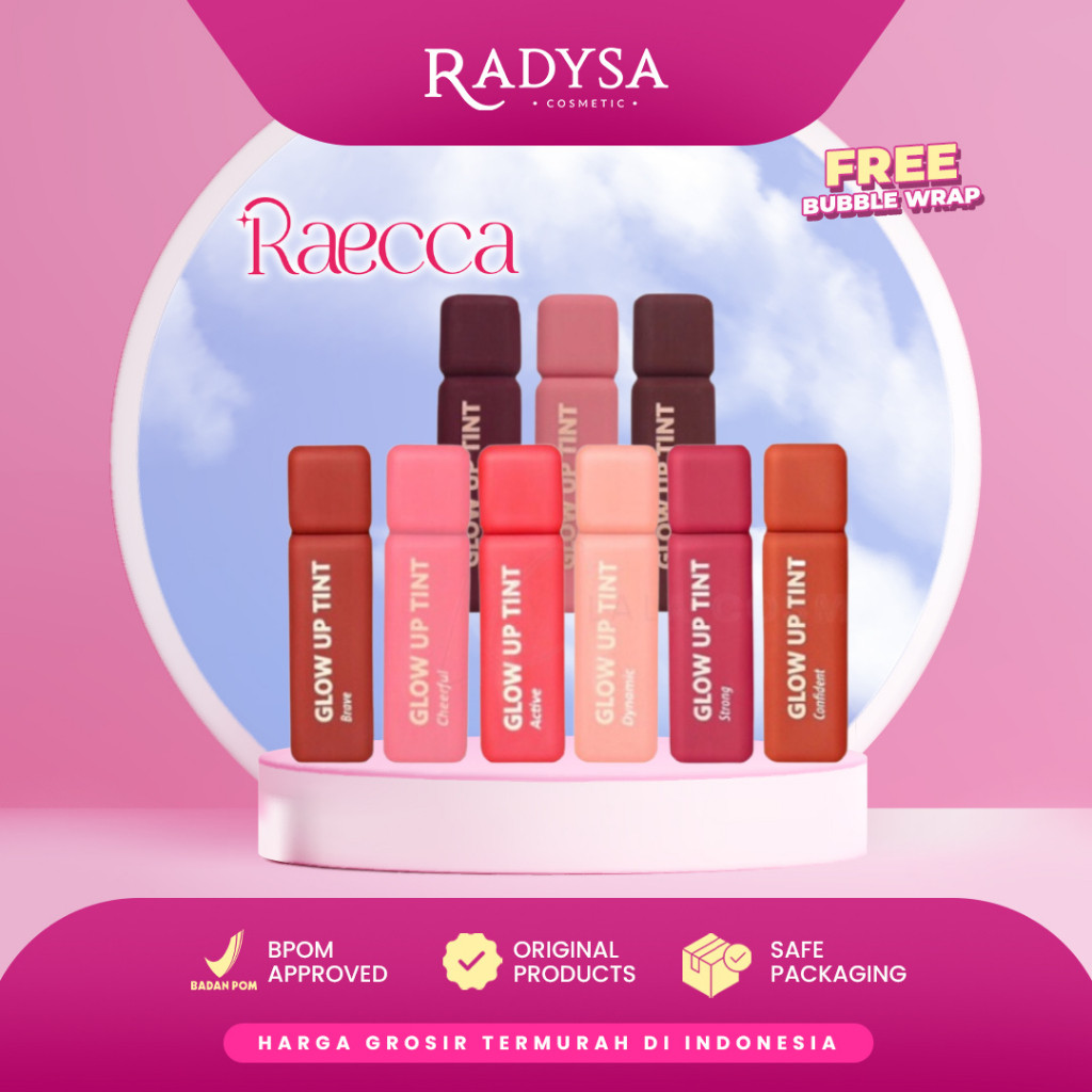 Jual 𝐑𝐀𝐃𝐘𝐒𝐀 - Raecca Glow Up Tint - Lip Tint | Shopee Indonesia