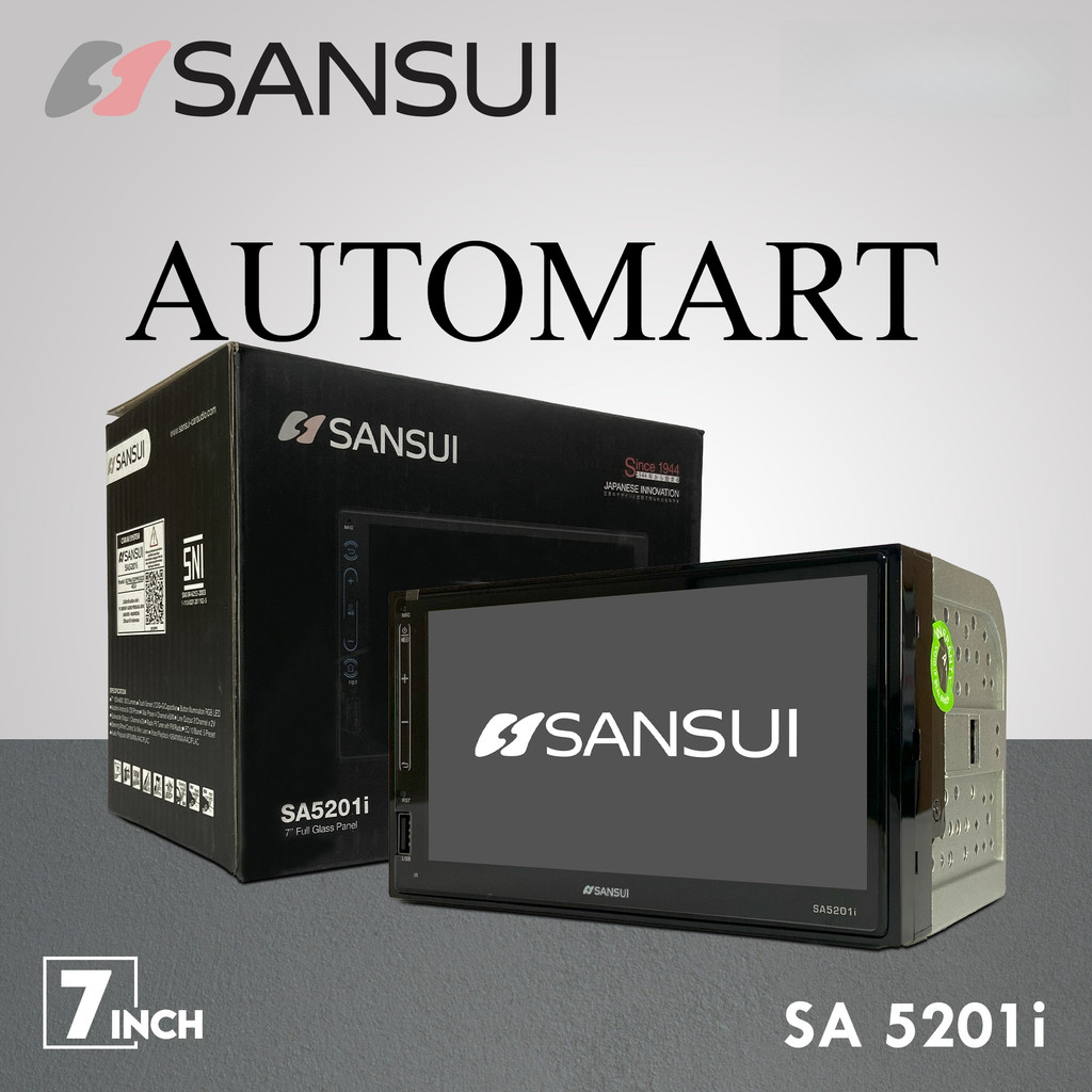 Jual Head Unit Double Din Sansui SA 5201i - 7 Inch - Deckless USB Murah ...